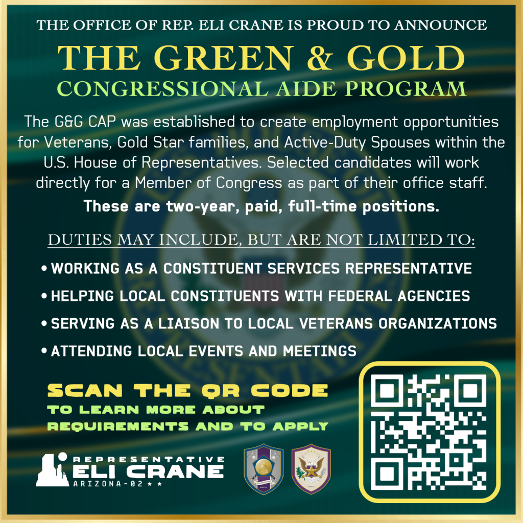 Call for Applicants: Crane Partners with the Green & Gold Congressional ...