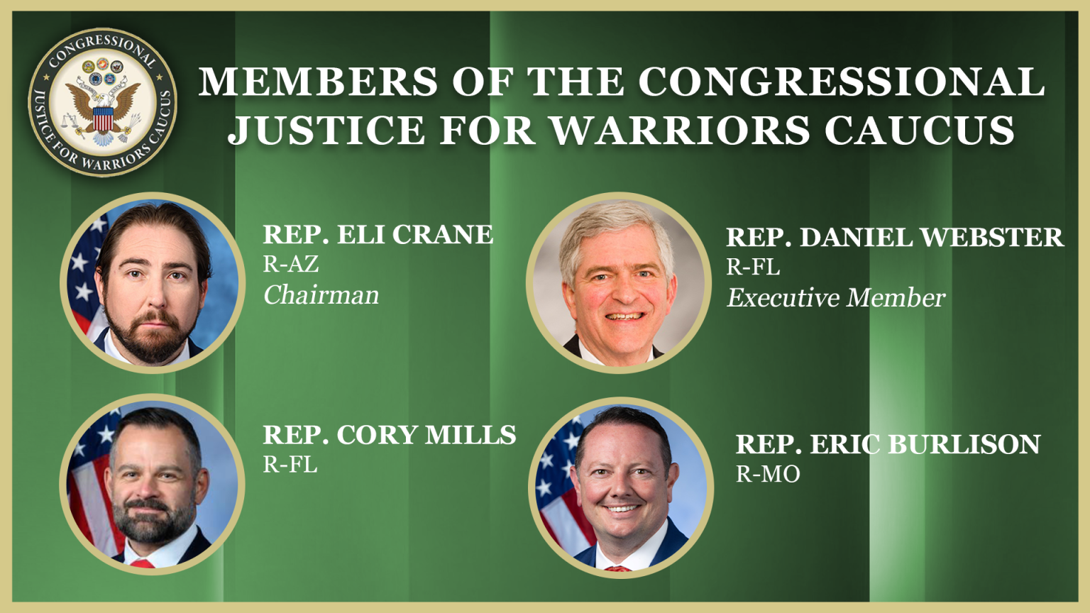 Rep. Crane Chairs Congressional Justice for Warriors Caucus in the ...